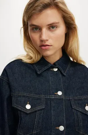 COTTON ON 91 Denim Jacket - Shutter Blue