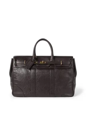 Brunello Cucinelli Leather Country Bag - Brown