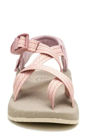 CHACO Cushz Toe Loop Sandal - Frond Pink