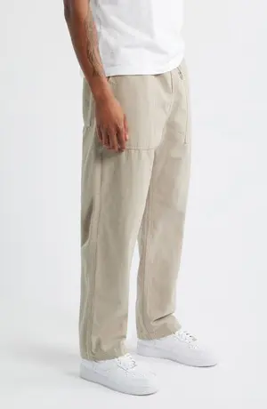 SERVICE WORKS Organic Cotton Canvas Drawstring Chef Pants - Stone