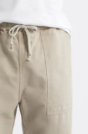 SERVICE WORKS Organic Cotton Canvas Drawstring Chef Pants - Stone