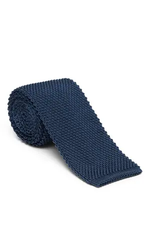 Brunello Cucinelli Knit Necktie Denim