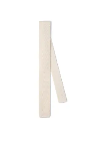 Brunello Cucinelli Knit Necktie - White