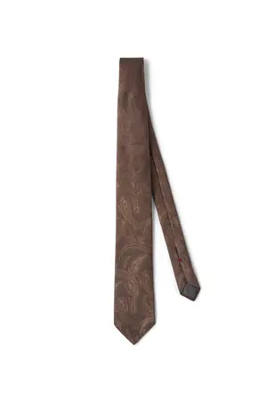 Brunello Cucinelli Brunello Cucinelli Silk Necktie Hazelnut