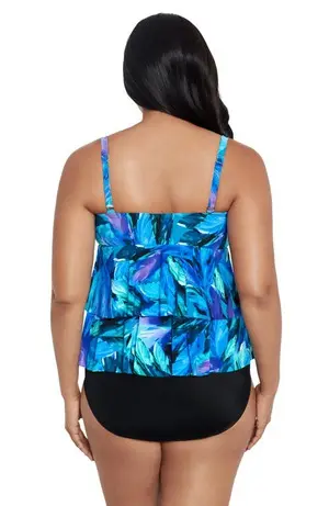 TRIMSHAPER Rylee V-neck Tankini Swimsuit Top