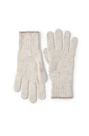 Brunello Cucinelli Knit Gloves Pearl
