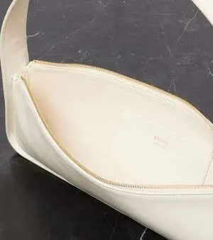 Khaite Lori Small Leather Shoulder Bag - White