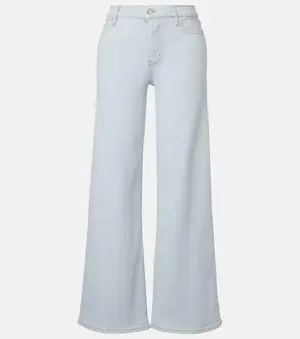 FRAME Le Slim Palazzo Wide-leg Jeans - Blue