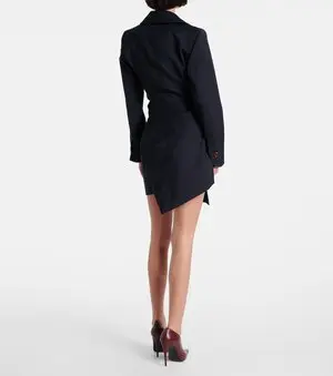 VIVIENNE WESTWOOD Infinity Virgin Wool Miniskirt - Blue