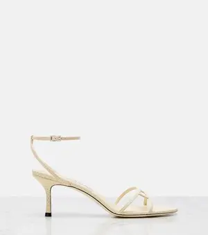 JIMMY CHOO 1998 Leo 65 Leather Sandals