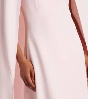 Safiyaa Yuna Caped Embellished Gown