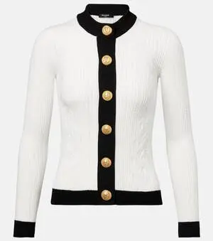 Balmain Crew Neck Cardigans For Women