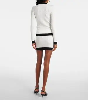 Balmain Cable-knit Cardigan - White
