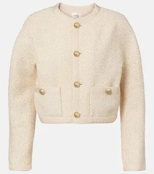 FRAME Trim Cropped Jacket