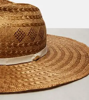 Valentino Garavani Escape Vlogo Straw Sun Hat