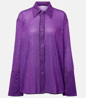 Oseree Pointed Collar Shirts For Women
