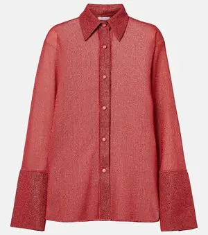 Oseree Oseree Lumiere Shirt Red