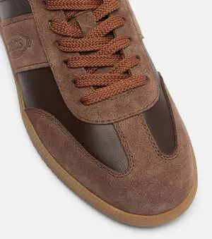 TOD'S Tabs Suede And Leather Sneakers