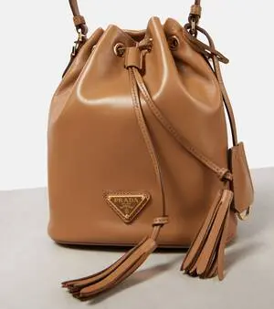 Prada Leather Bucket Bag