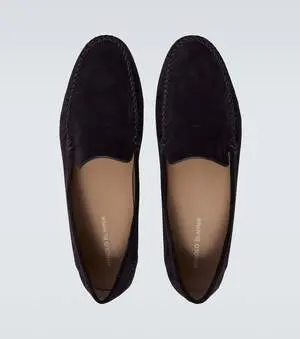 Manolo Blahnik Suede Loafers