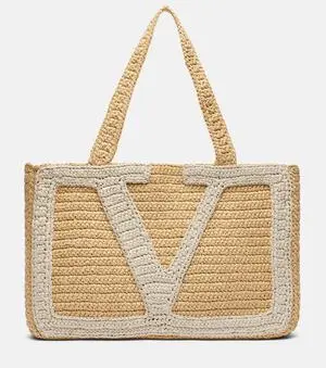 Valentino Garavani Viva Superstar Large Tote Bag - Beige
