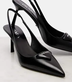 Prada Leather Slingback Pumps