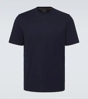 Brioni Cotton Jersey T-shirt - Blue