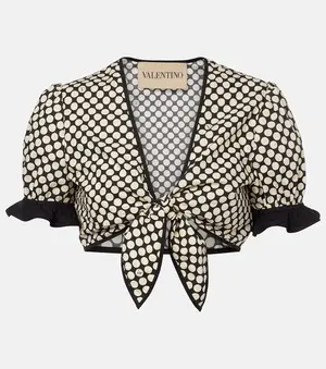 Valentino Garavani Black Blouses