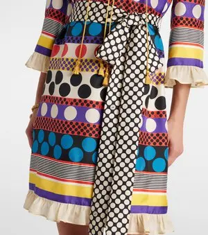 Valentino Garavani Escape Polka-dot Silk Minidress