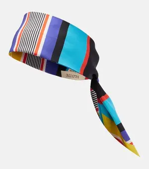 Valentino Garavani Printed Silk Headband - Multicoloured