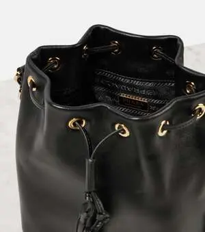 Prada Leather Bucket Bag