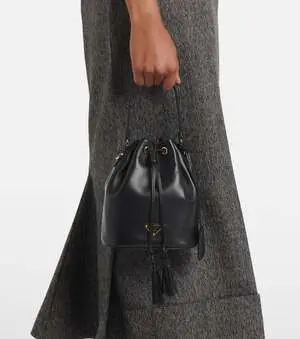 Prada Leather Bucket Bag