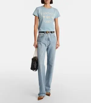 Valentino Garavani Panther T-shirt - Blue
