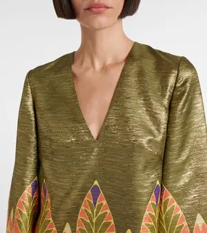 Valentino Garavani Escape Printed Silk-blend Minidress