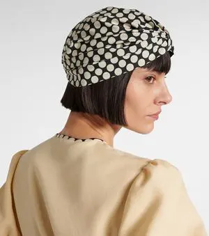 Valentino Garavani Escape Plus De Pois Cotton Head Wrap