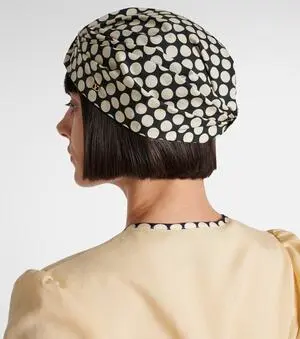 Valentino Garavani Escape Plus De Pois Cotton Head Wrap