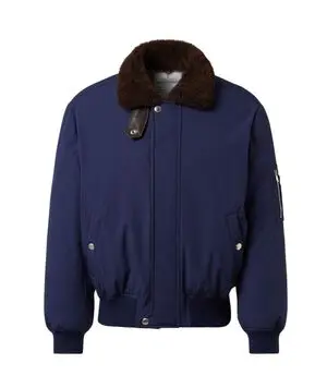 Brunello Cucinelli Shearling-trimmed Bomber Jacket