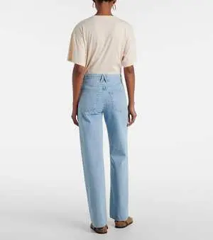 SLVRLAKE Grace High-rise Wide-leg Jeans - Blue