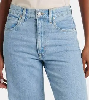 SLVRLAKE Grace High-rise Wide-leg Jeans - Blue