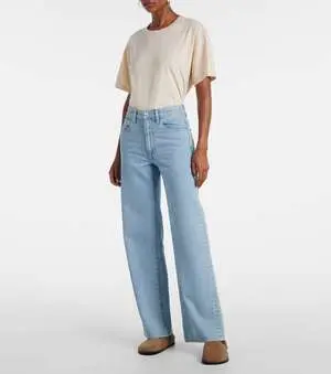 SLVRLAKE Grace High-rise Wide-leg Jeans - Blue