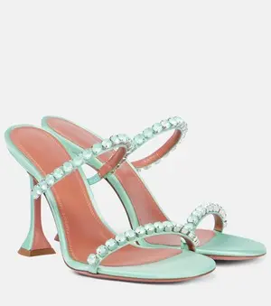 Mint Green Designer Shoes For Women