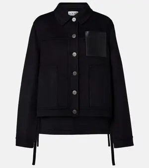 Loewe Wool And Cashmere Jacket - Black