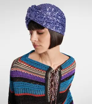 Valentino Garavani Escape Sequined Head Wrap