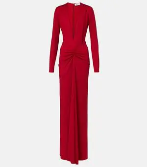 Victoria Beckham Gathered Gown - Red