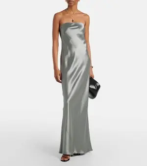 Vince Satin Maxi Dress