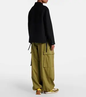 Loewe Wool And Cashmere Jacket - Black