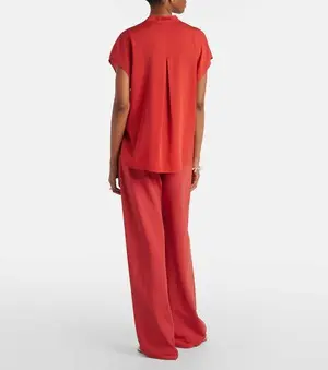 Vince Silk-blend Blouse