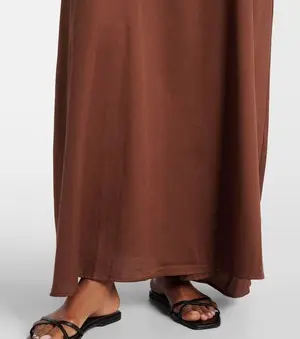 LESET Yoko Cotton Maxi Dress