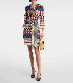 Valentino Garavani Escape Polka-dot Silk Minidress