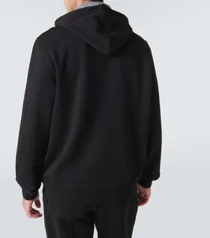 Brunello Cucinelli Cotton-blend Hoodie - Black